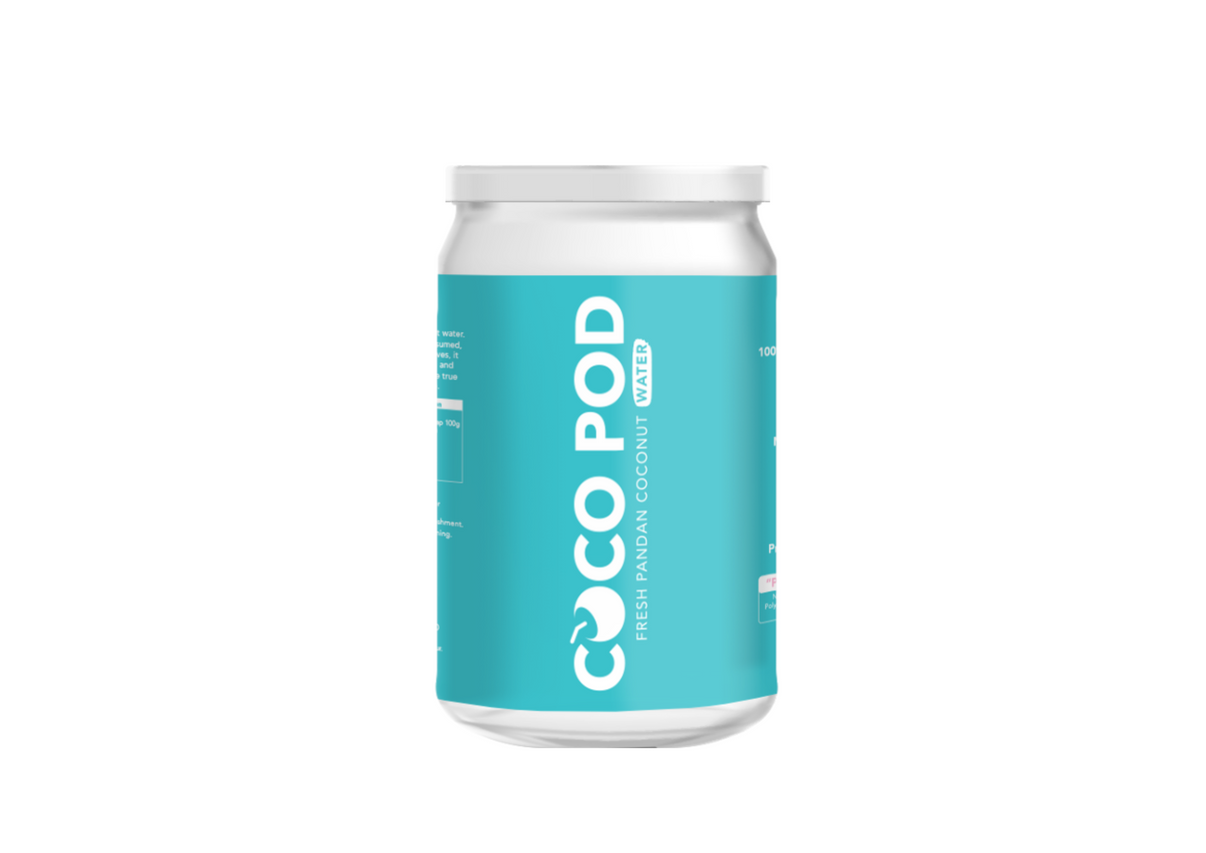 CocoPod 100% Fresh Coconut Water & Flesh 330ml – Deepwork